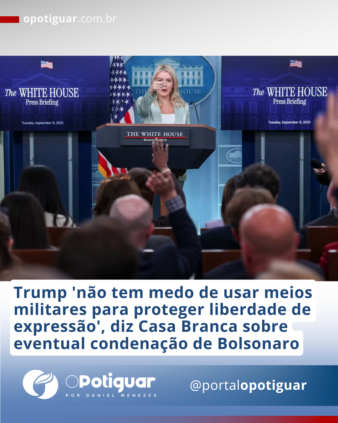 O POTIGUAR - Trump 'não tem medo de usar meios militares para proteger ...